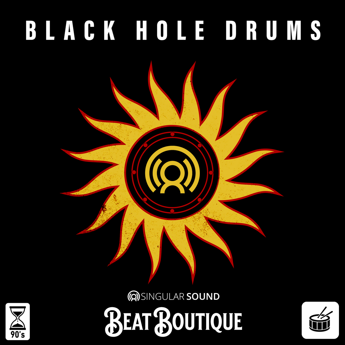 Black Hole Drums: 90's Drum Set