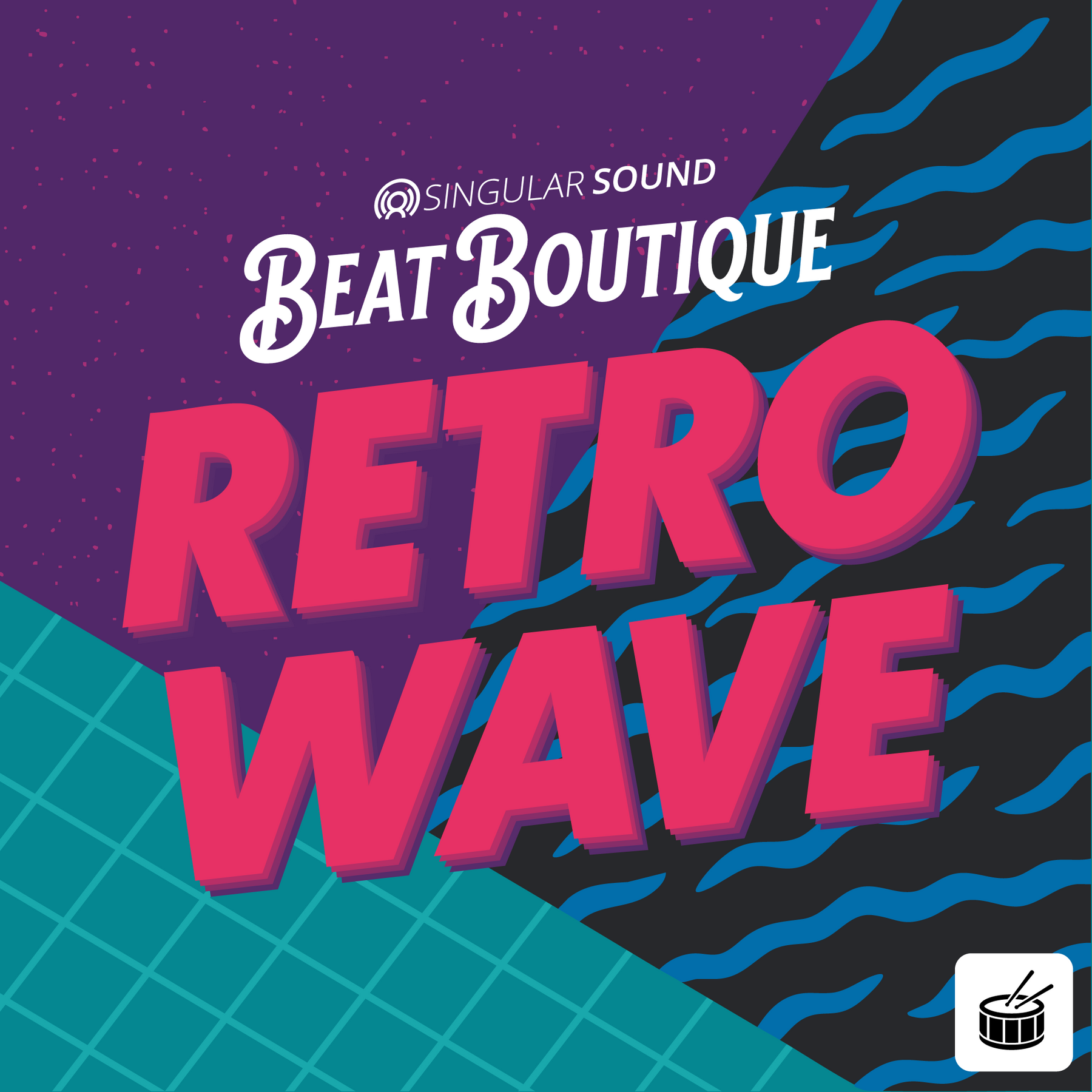 Retro Wave Drum Set